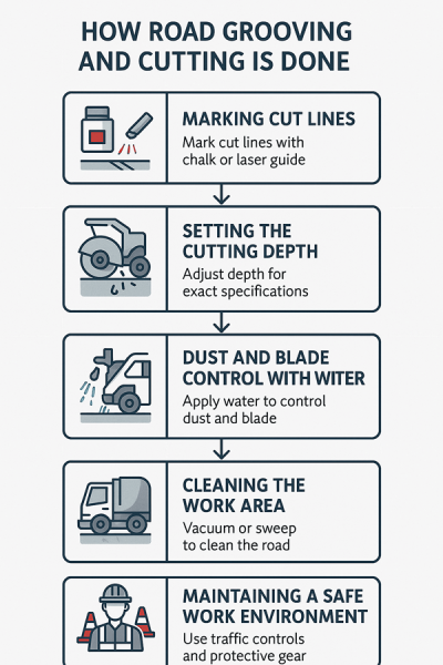 Why Roads Are Cut With Lines and Grooves