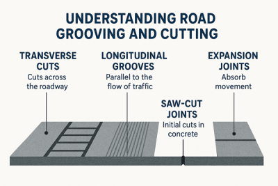 Why Roads Are Cut With Lines and Grooves